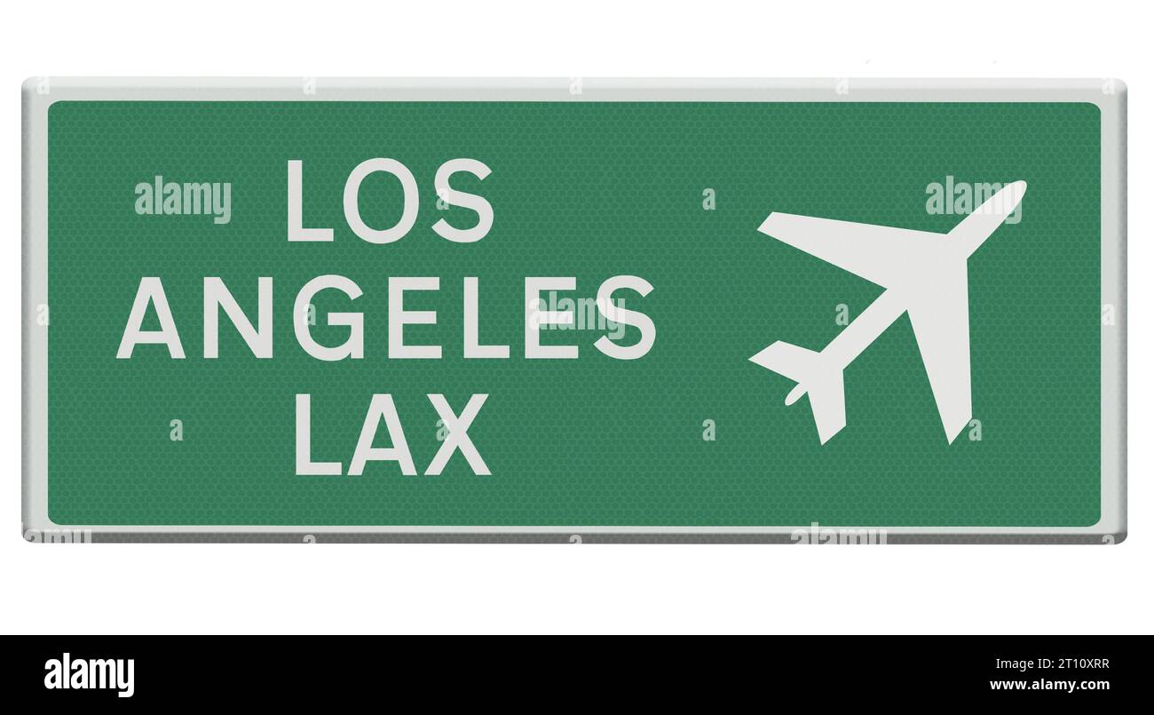 Los angeles lax airport sign Cut Out Stock Images & Pictures - Alamy