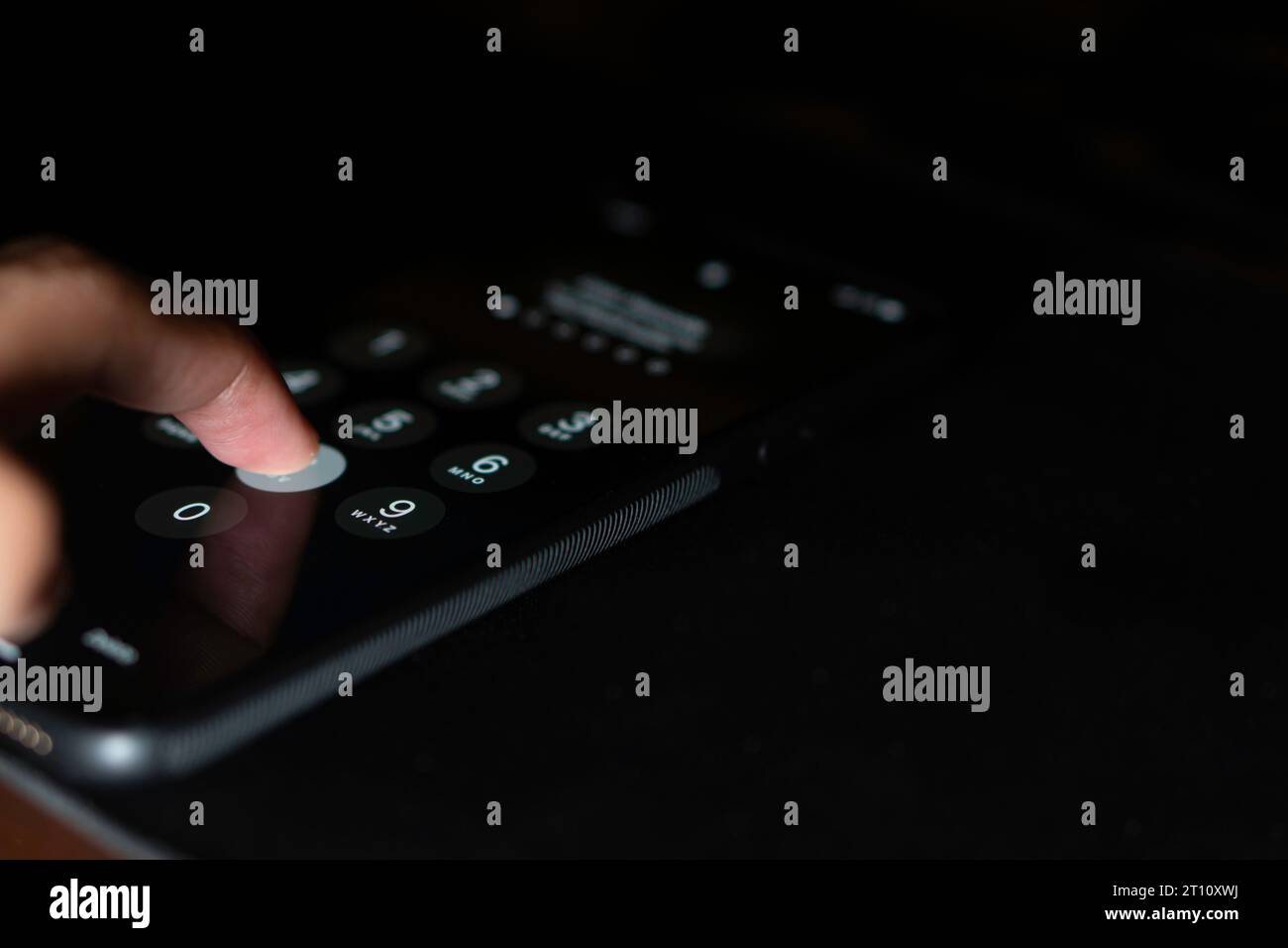 Password For Log In On The Screen Of A Cell Phone Cyber Security
