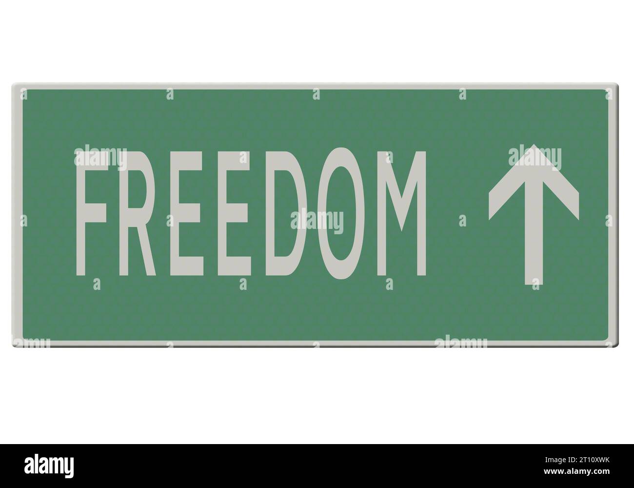 Digital illustration - Road sign - The Road to freedom Credit: Imago ...