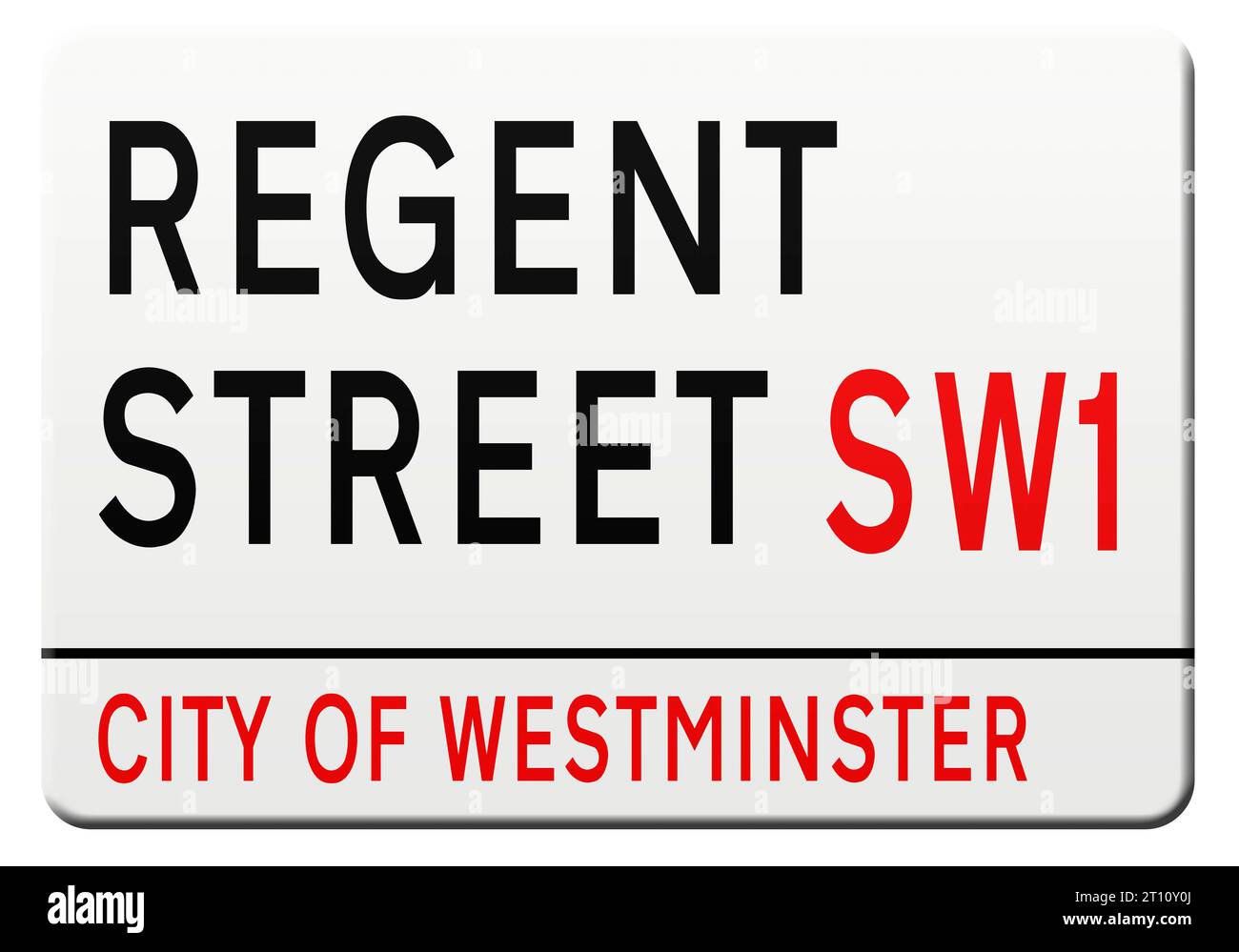 Regent street london sign Cut Out Stock Images & Pictures - Alamy