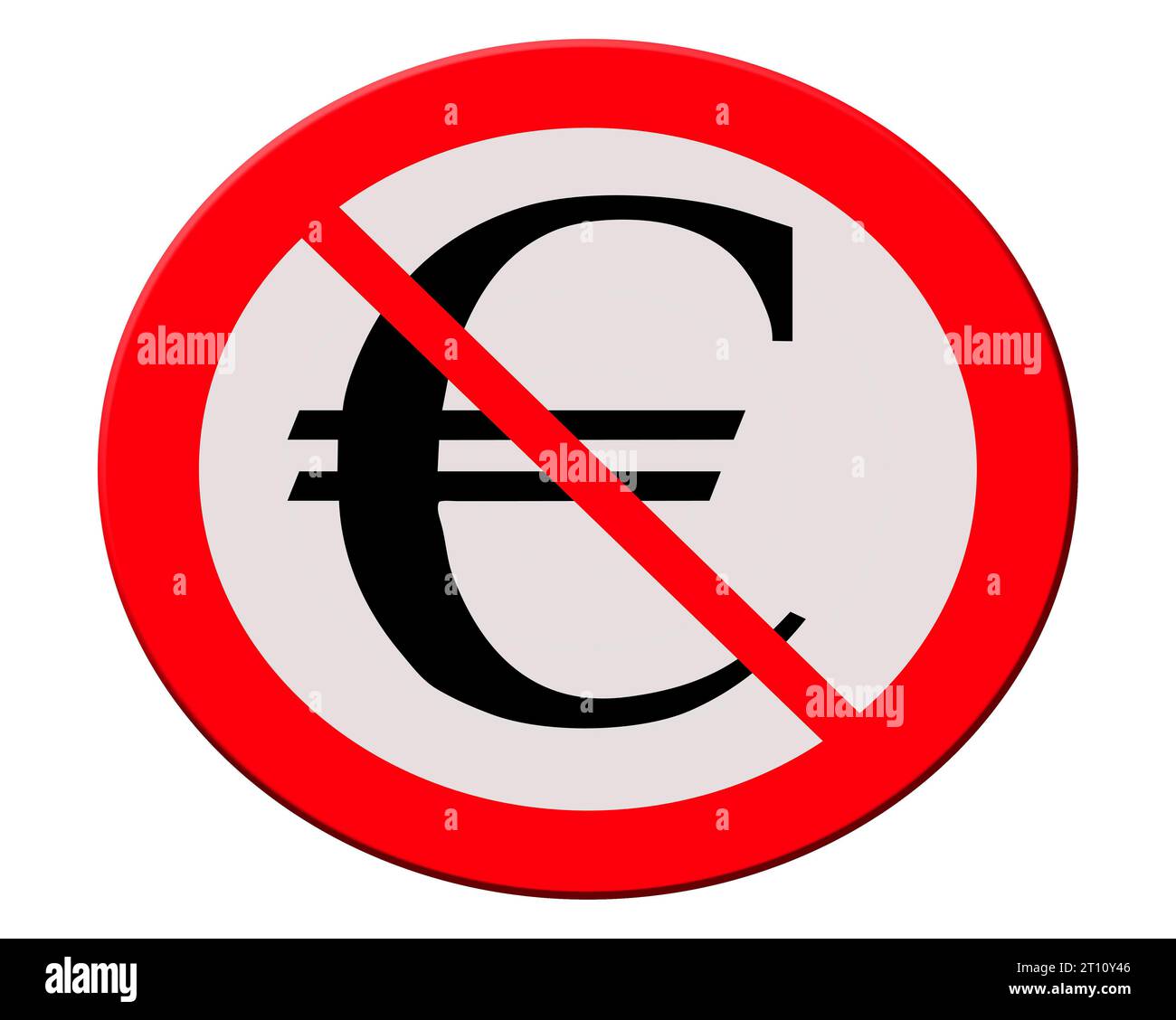Digital Illustration - Currency symbol sign - No Euros Credit: Imago ...