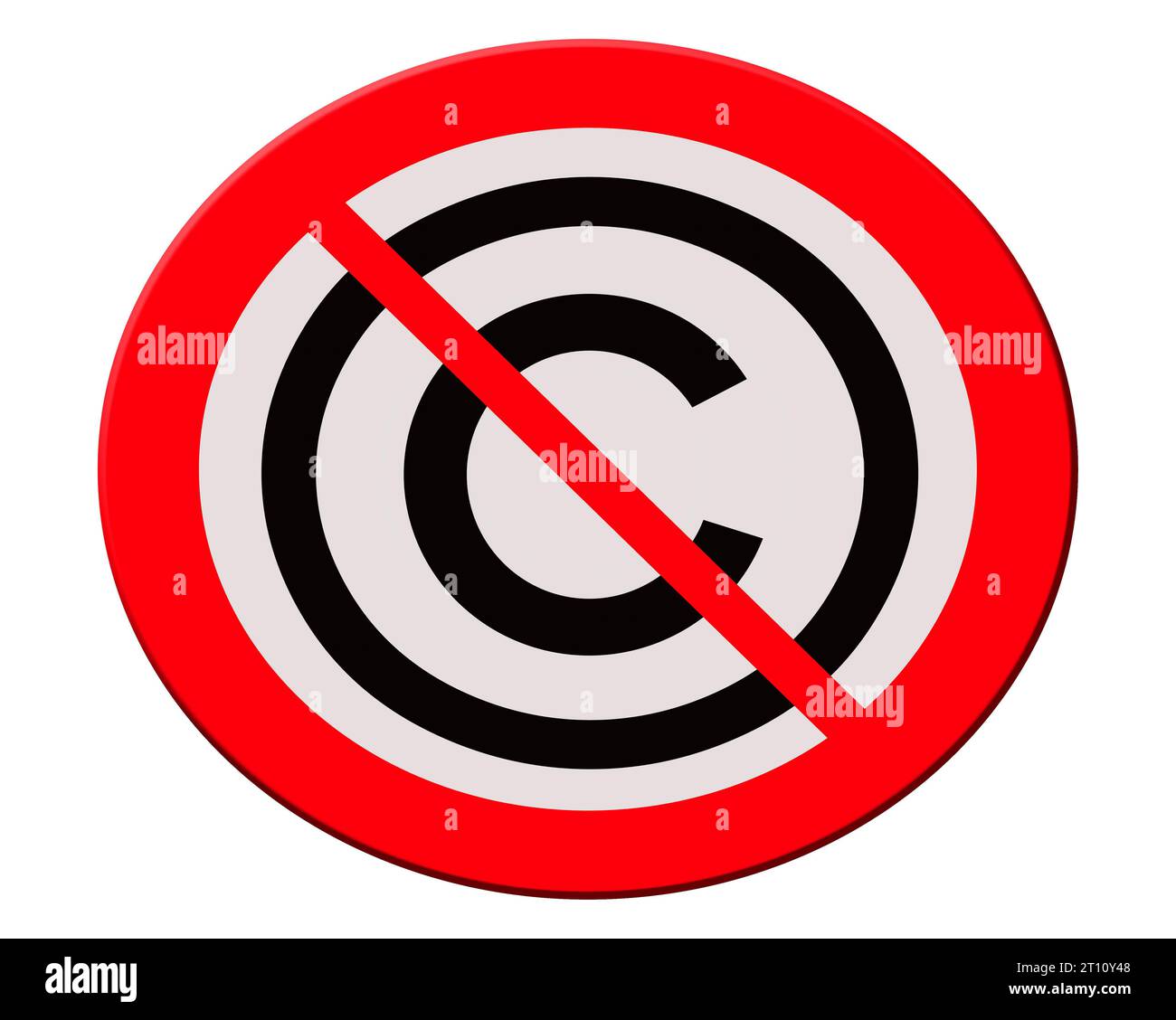 Digital Illustration - Copyright symbol sign - concept open access ...