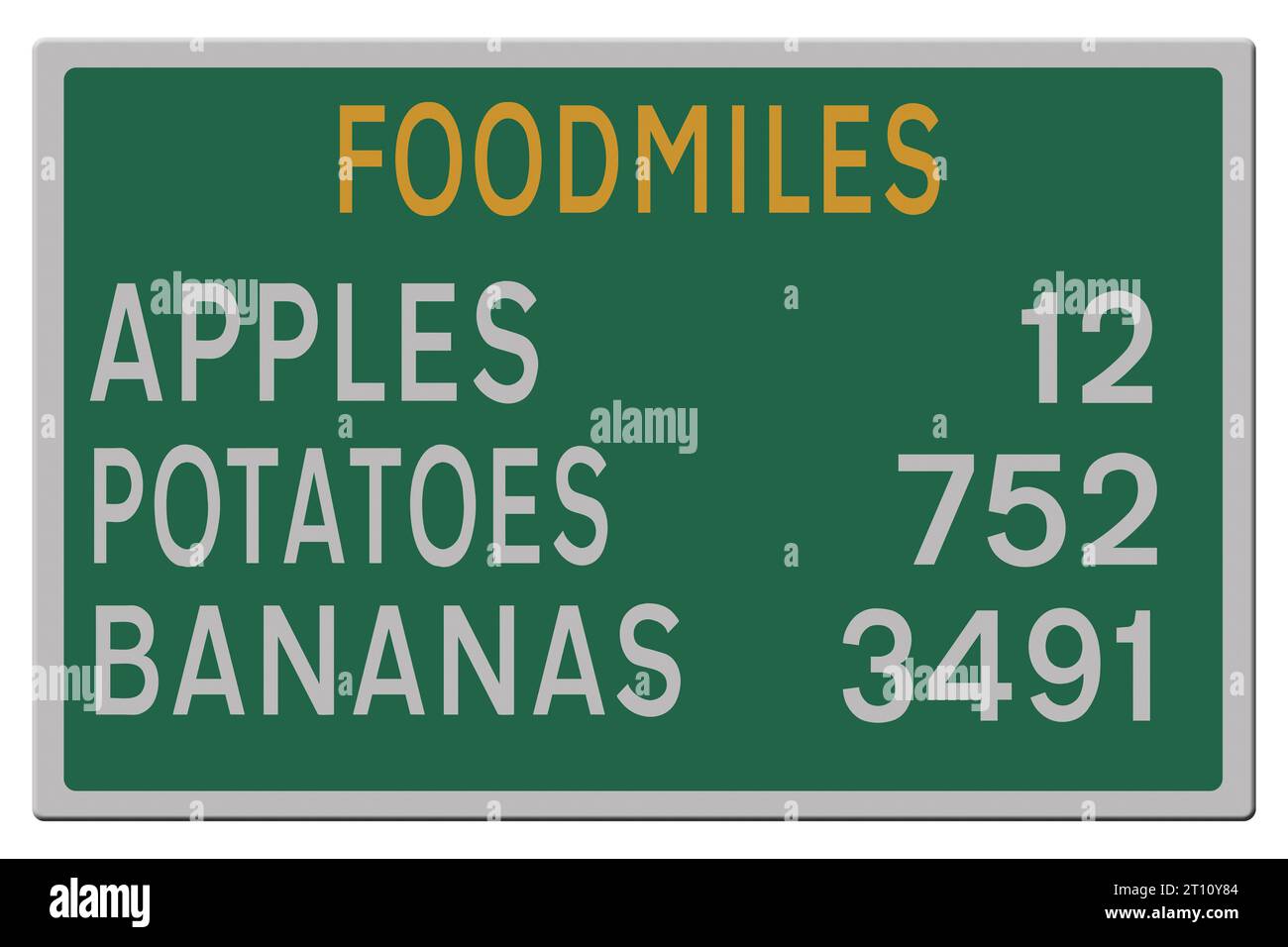 Digital illustration - Concept - Food miles Stock Photo - Alamy