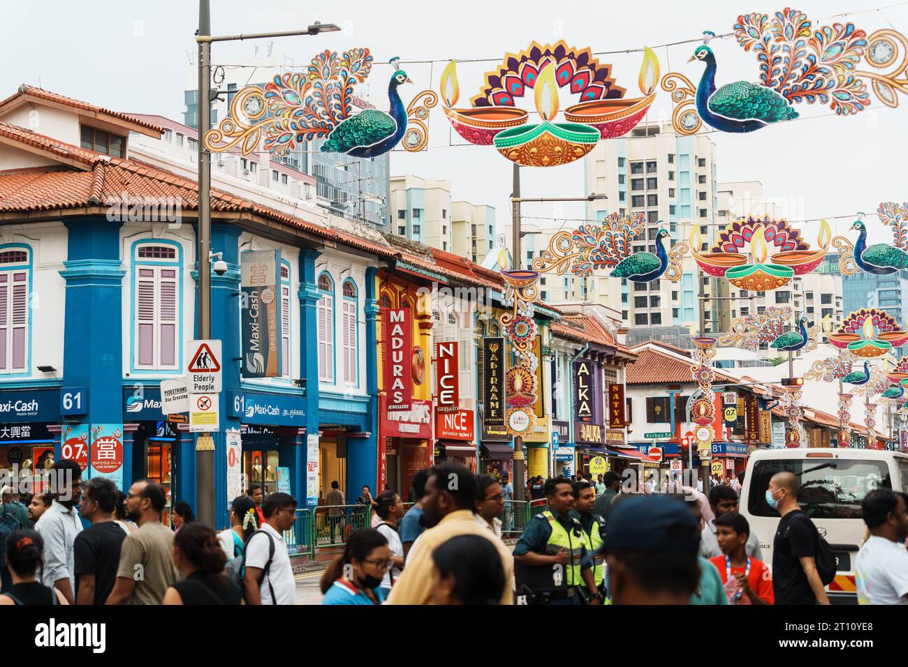 The Little India Soul Slaughter Festival, Diwali in Singapore Stock ...