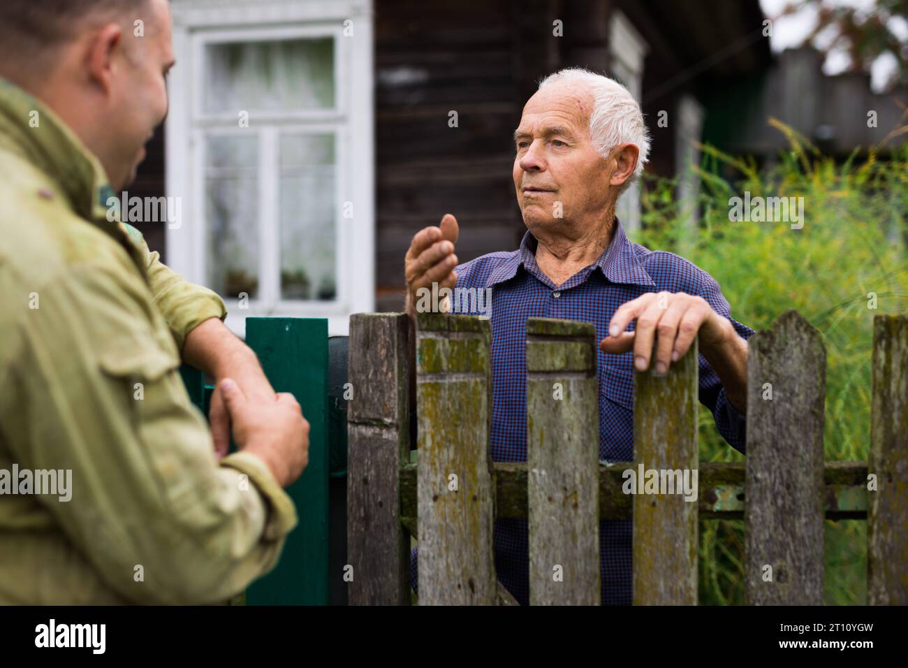 Two french people having conversation hi-res stock photography and ...