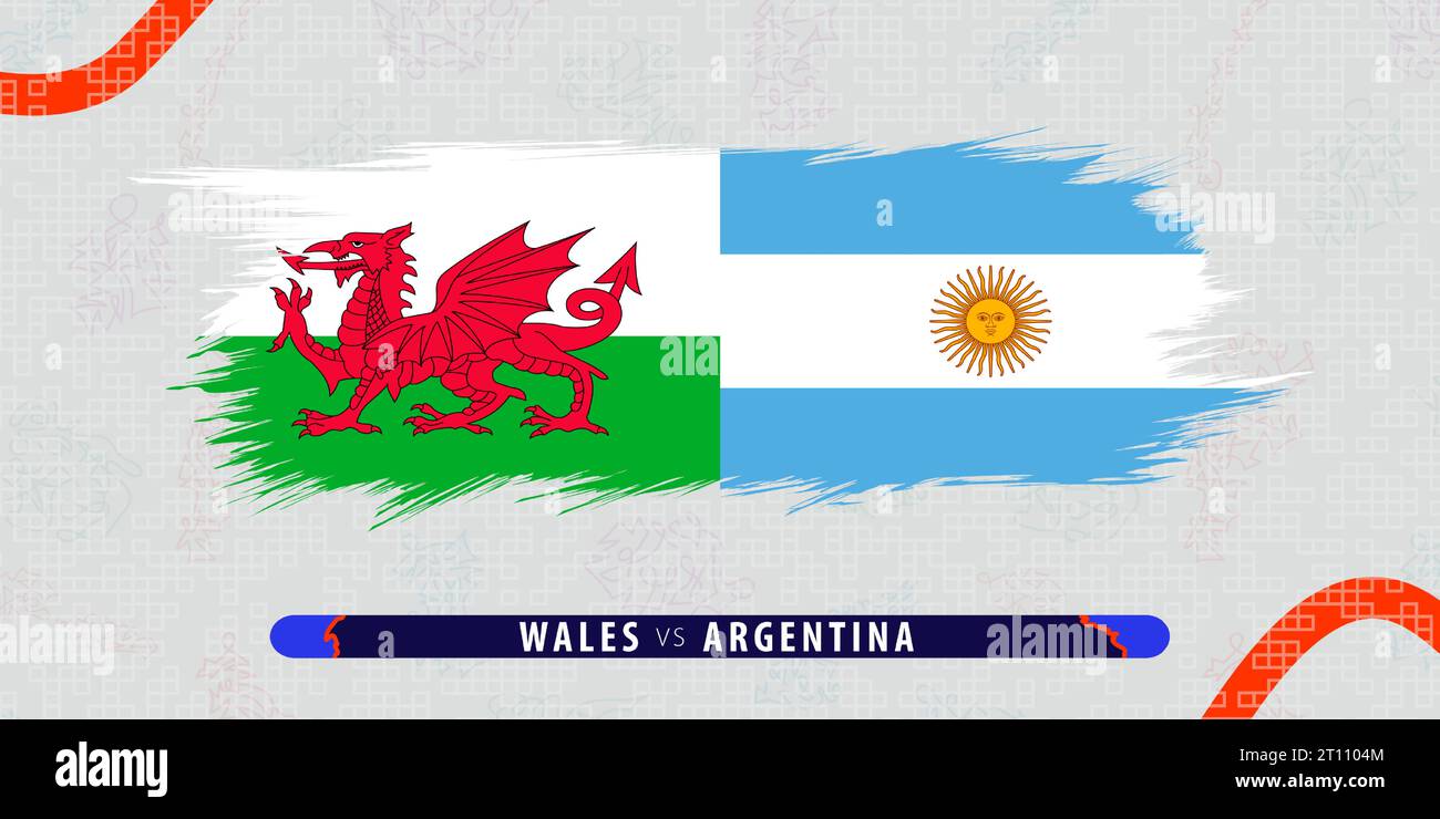 Wales vs Argentina, international rugby quarter final match ...