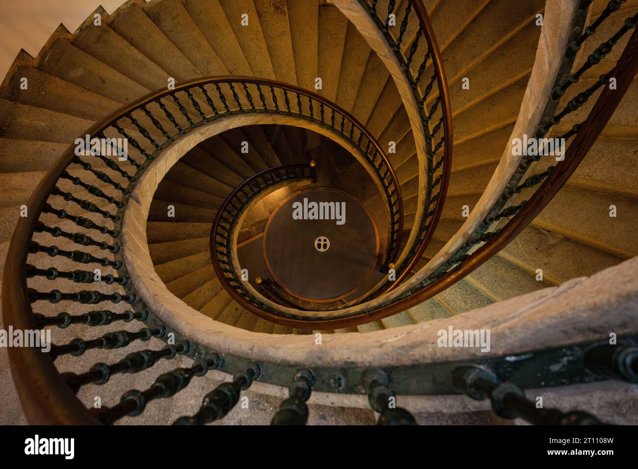 Triple helical staircase hi-res stock photography and images - Alamy