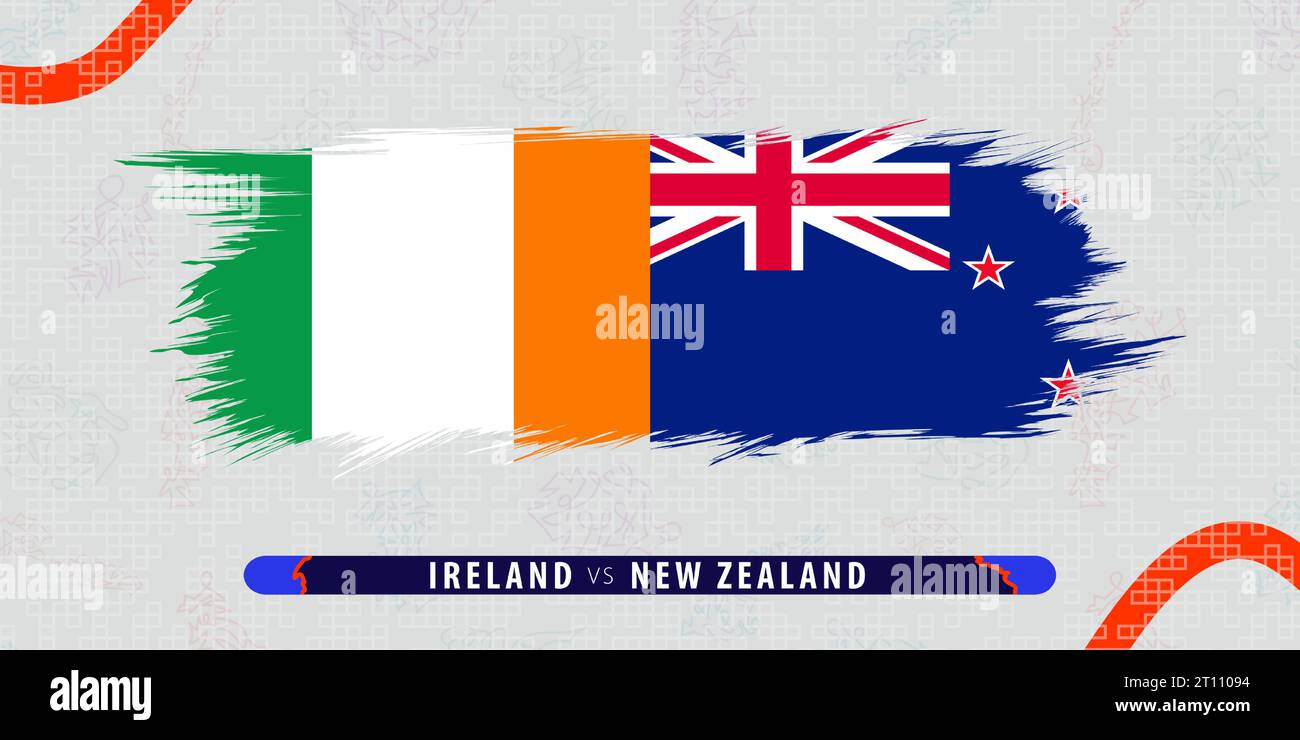 Ireland vs New Zealand, international rugby quarter final match ...