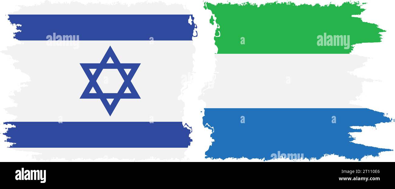 Israel sierra leone flag Stock Vector Images - Alamy