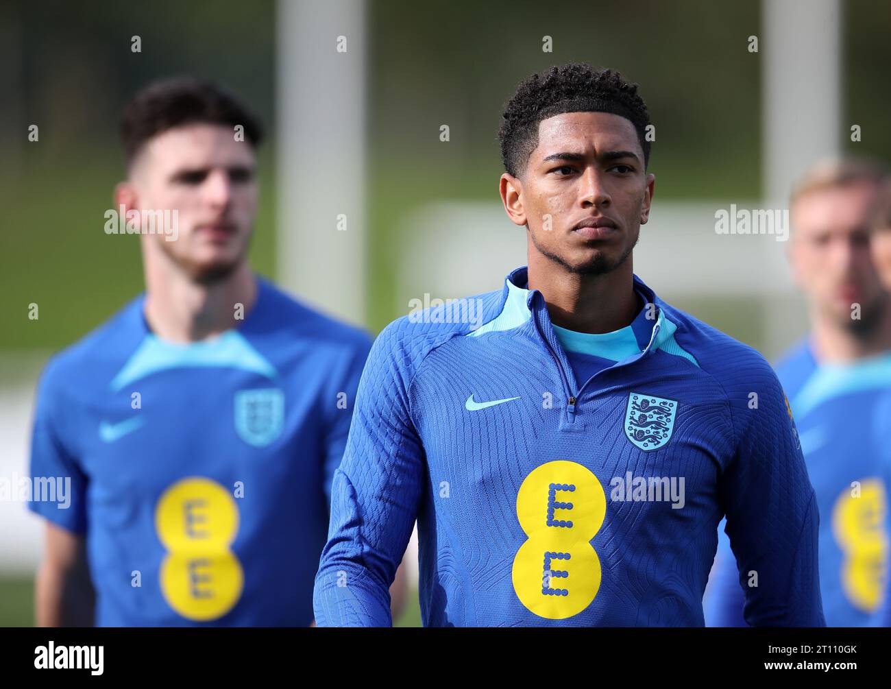 England's Jude Bellingham during a training session at St. George's ...