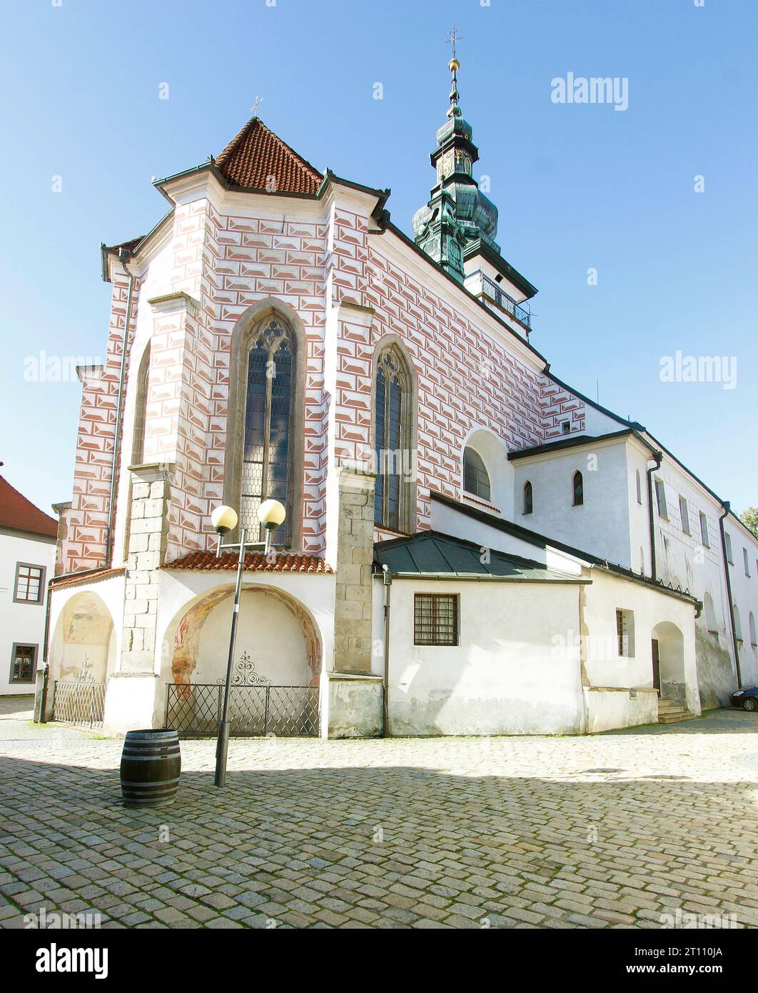 The three-nave basilica was built in Pelhrimov in the 14th century. It ...