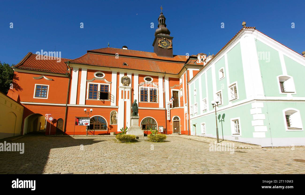 The original building in Pelhrimov was Gothic from the 15th century ...