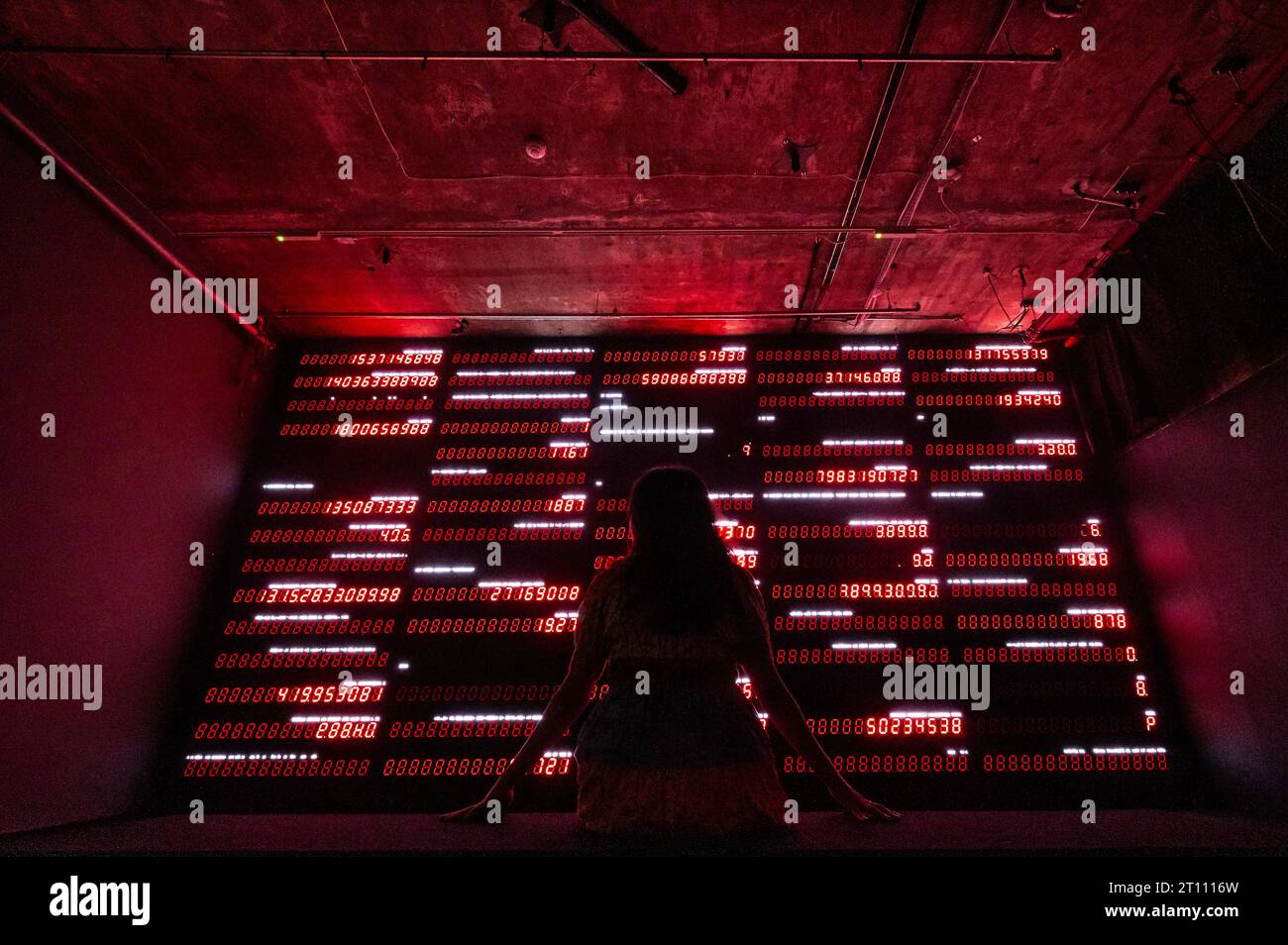 London, UK. 10th Oct, 2023. Present Shock II, 2023, In collaboration ...