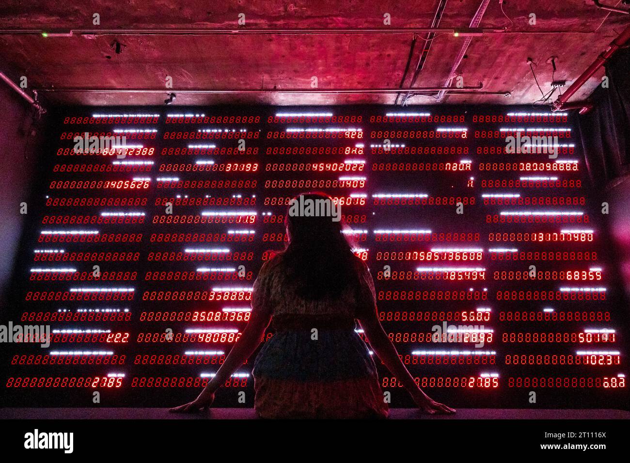 London, UK. 10th Oct, 2023. Present Shock II, 2023, In collaboration ...