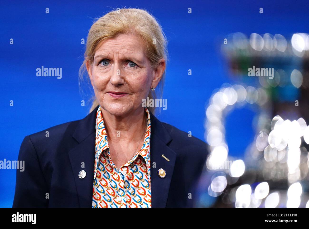 FA Chair Debbie Hewitt during the Euro 2028 and Euro 2032 hosts ...