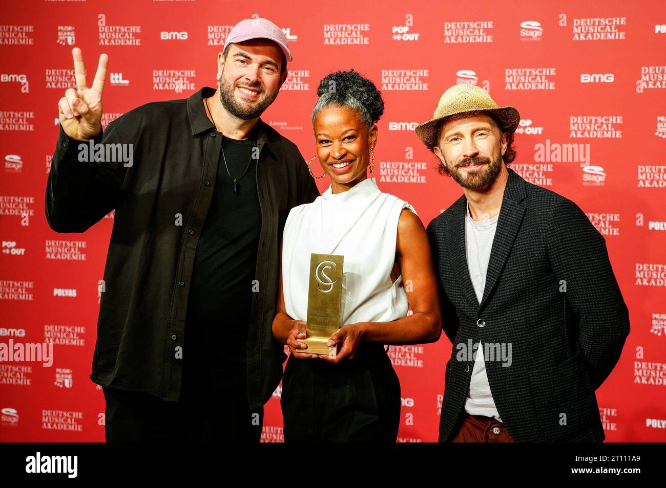 Die Craig-Simmons Preisträger für eine Produktion Sera Finale und Kevin Schroeder bei der ...