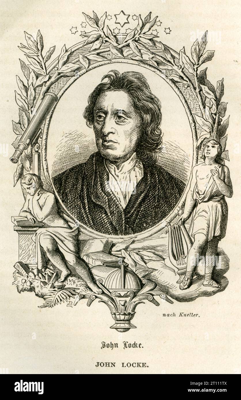 Europa, Großbritannien, Bristol, John Locke, Philosoph und Arzt ...