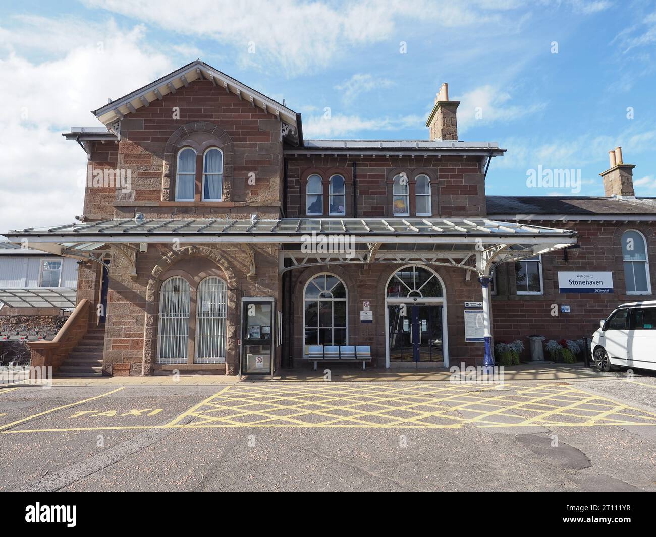 STONEHAVEN, UK - SEPTEMBER 14, 2023: Stonehaven railway station Stock ...