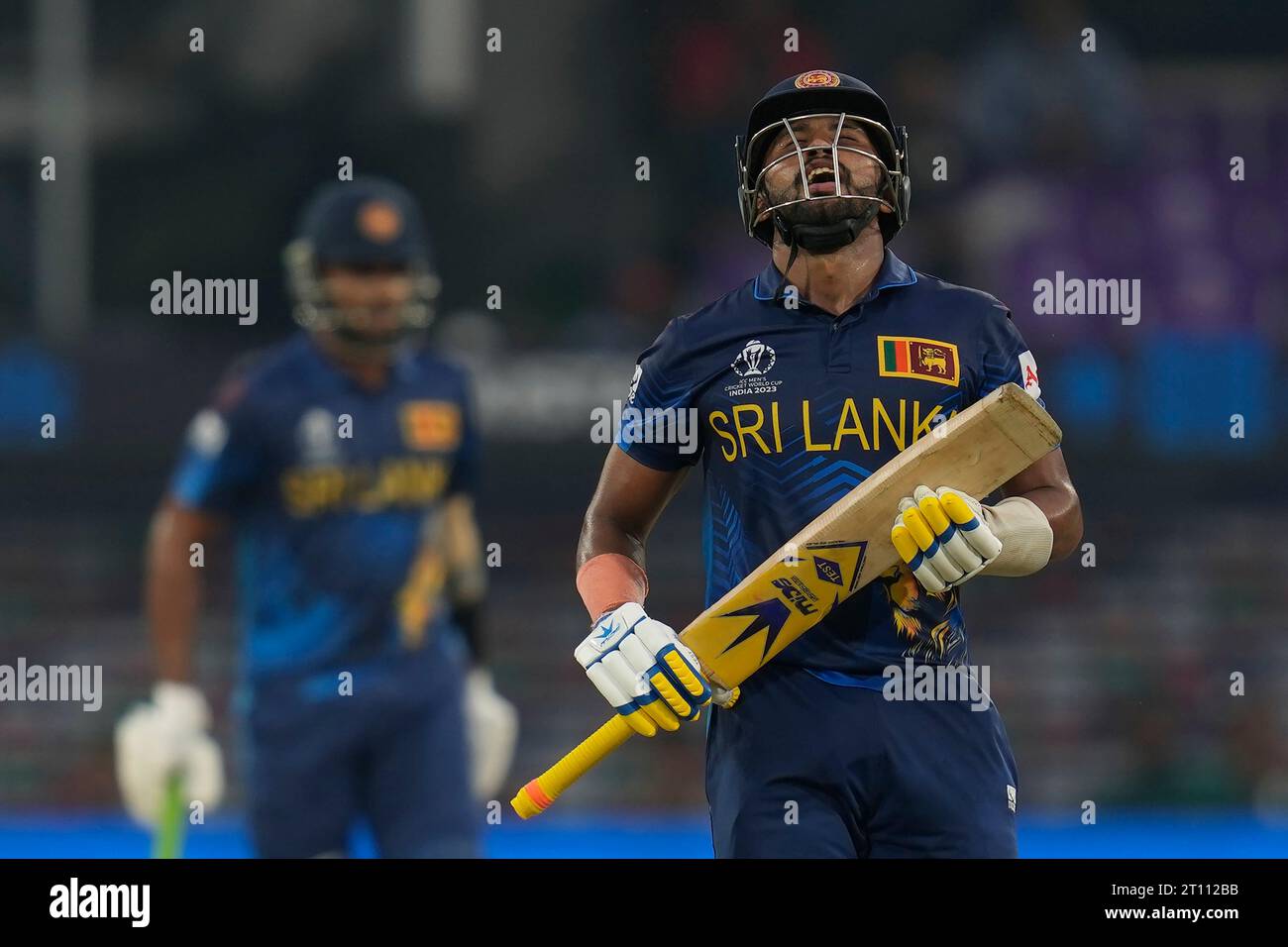 Sri Lanka's Sadeera Samarawickrama celebrates his century during the ...
