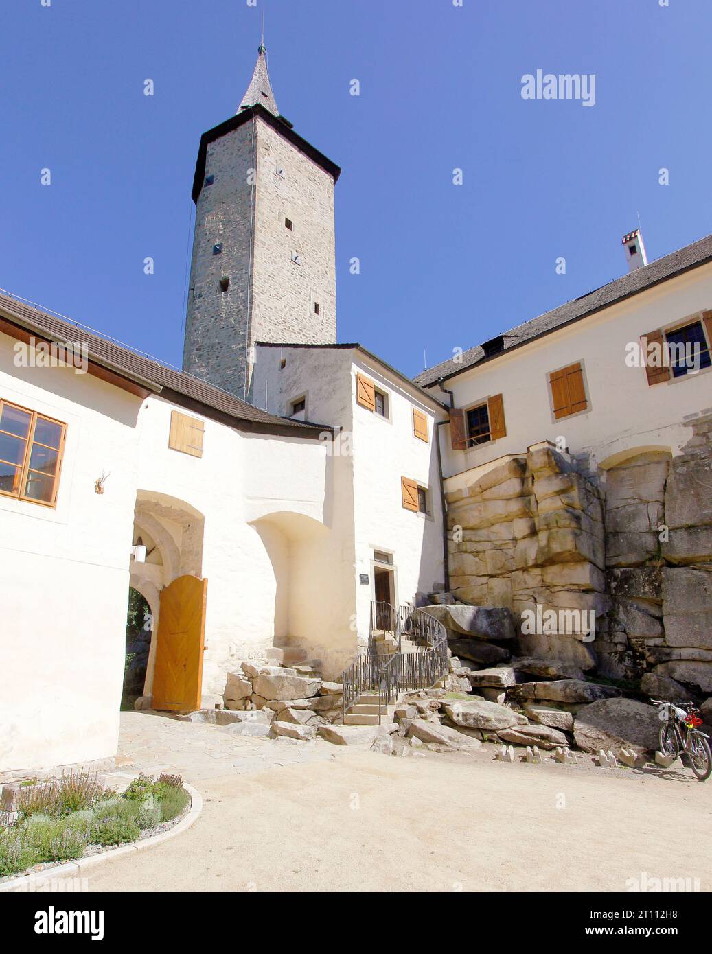 The Gothic castle of the Lords of Hradec Rostejn was founded in the ...
