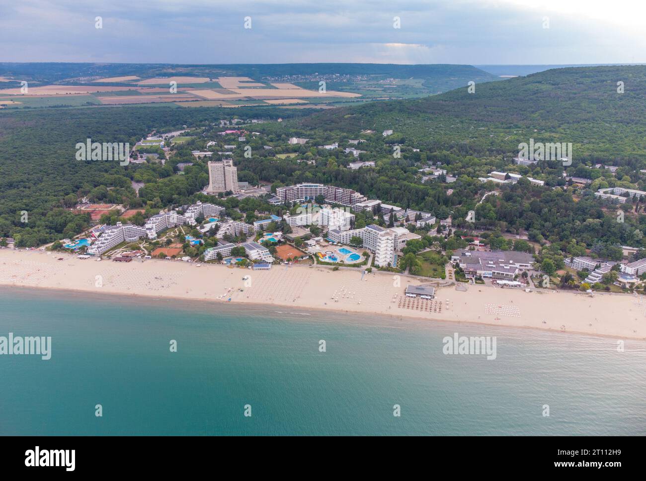 Aerial view albena resort hi-res stock photography and images - Alamy