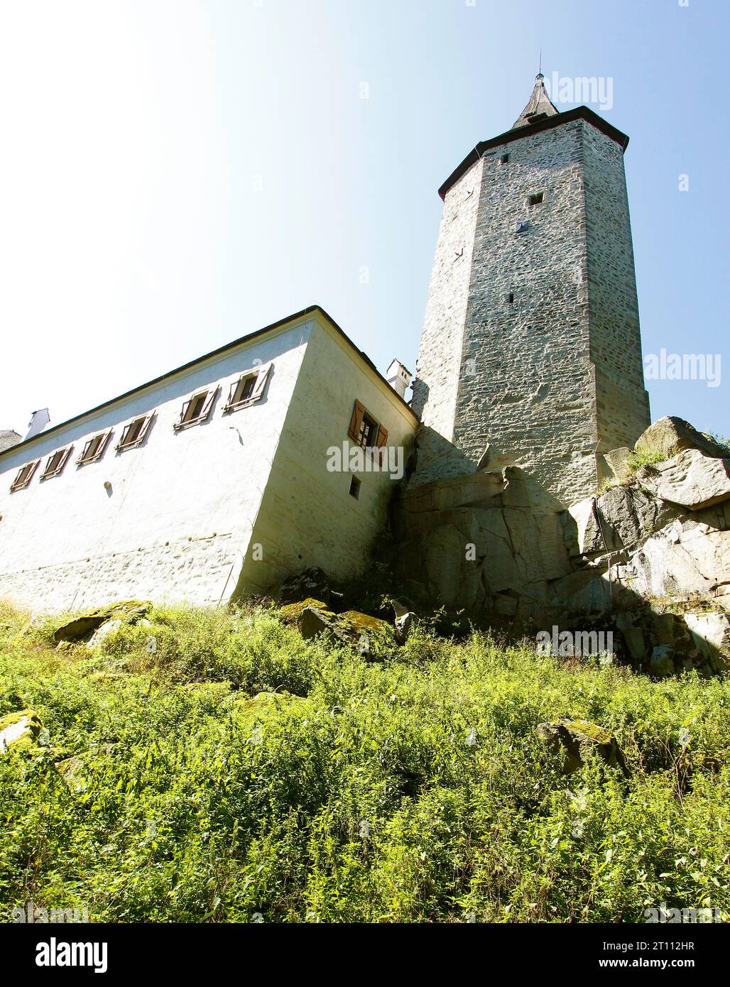 The Gothic castle of the Lords of Hradec Rostejn was founded in the ...