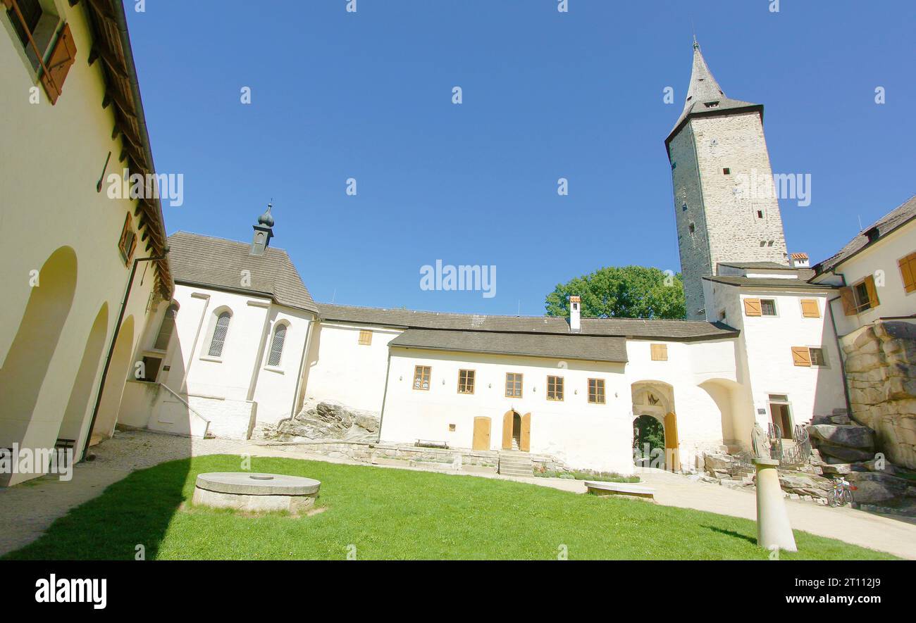 The Gothic castle of the Lords of Hradec Rostejn was founded in the ...