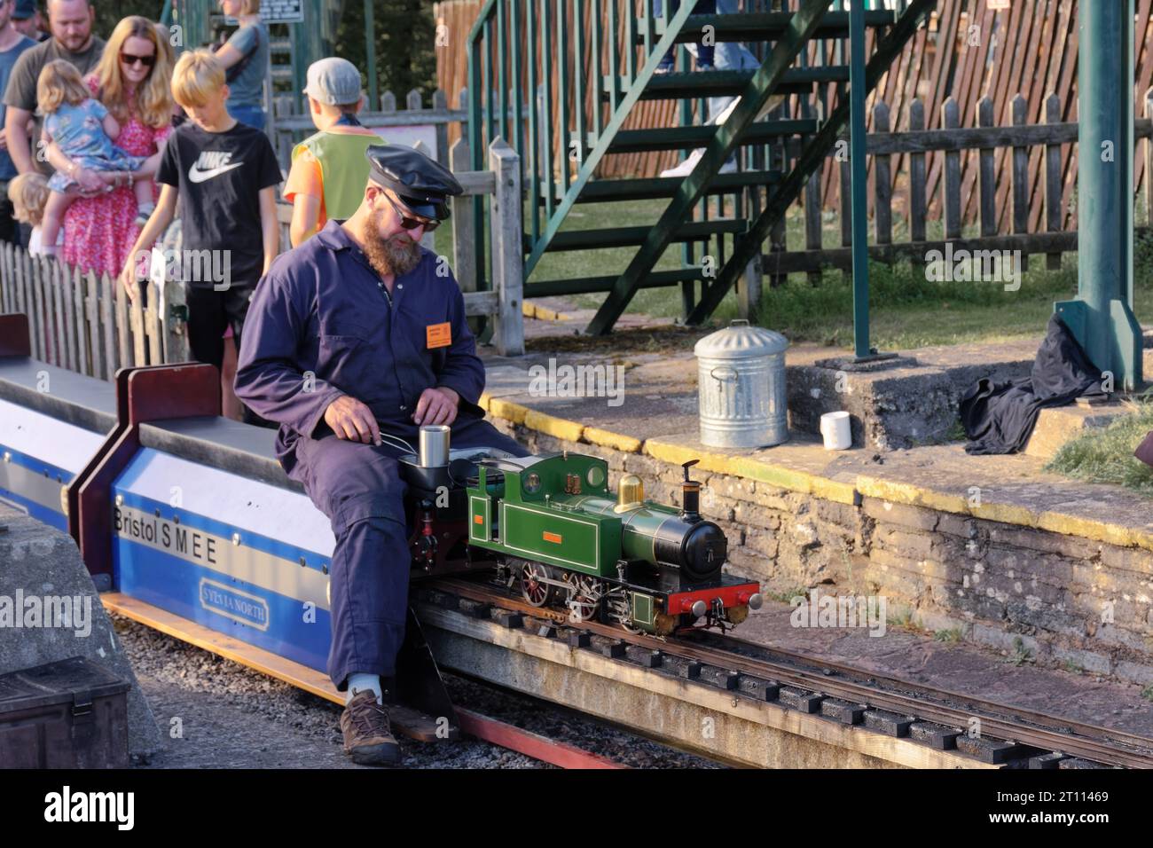 Ashton Court Bristol miniature trains Stock Photo - Alamy