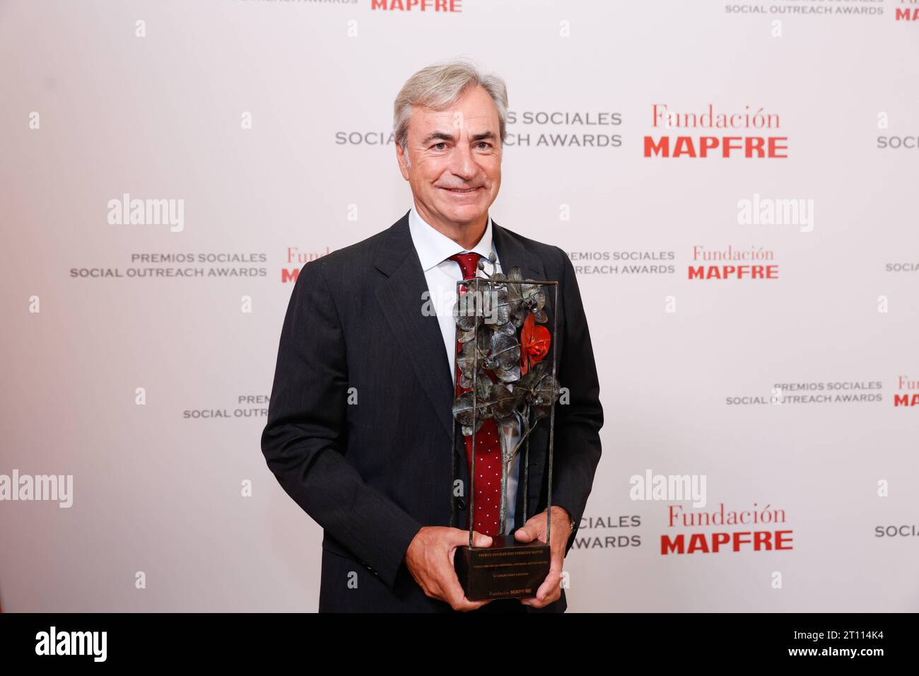 Madrid, Spain. 10th Oct, 2023. Carlos Sainz during Mapfre Foundation ...