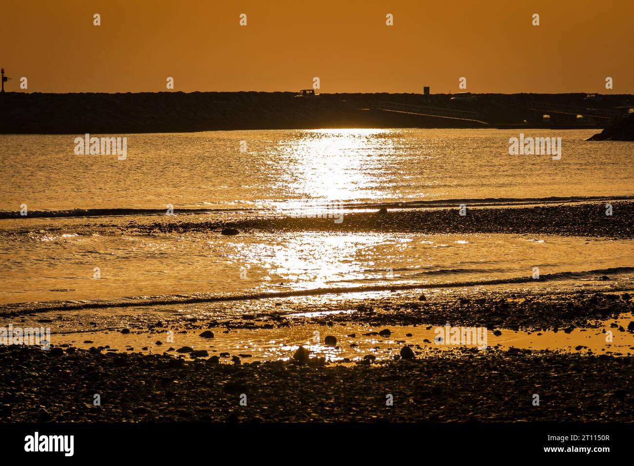 Golden hour view from low hi-res stock photography and images - Alamy