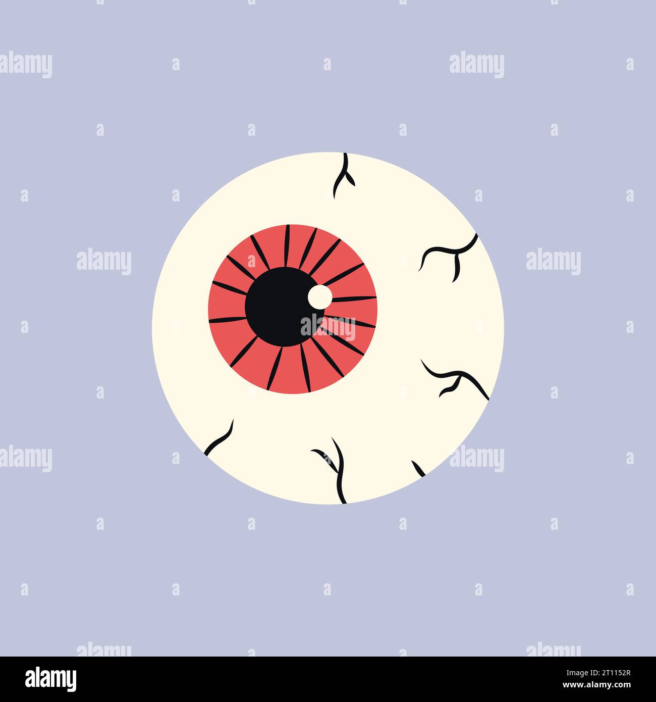 Cartoon Halloween eyeball Stock Vector Image & Art - Alamy