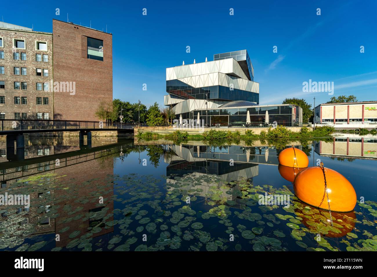 Experimenta Science Center und der Hagenbucher See in Heilbronn, Baden ...