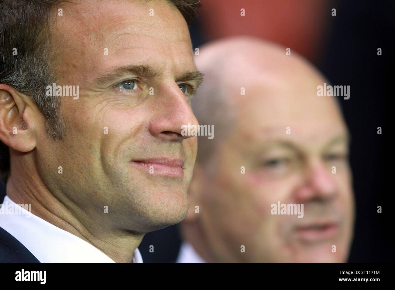 Hamburg, Deutschland, 10.10.2023: Deutsch-französische Kabinettsklausur ...