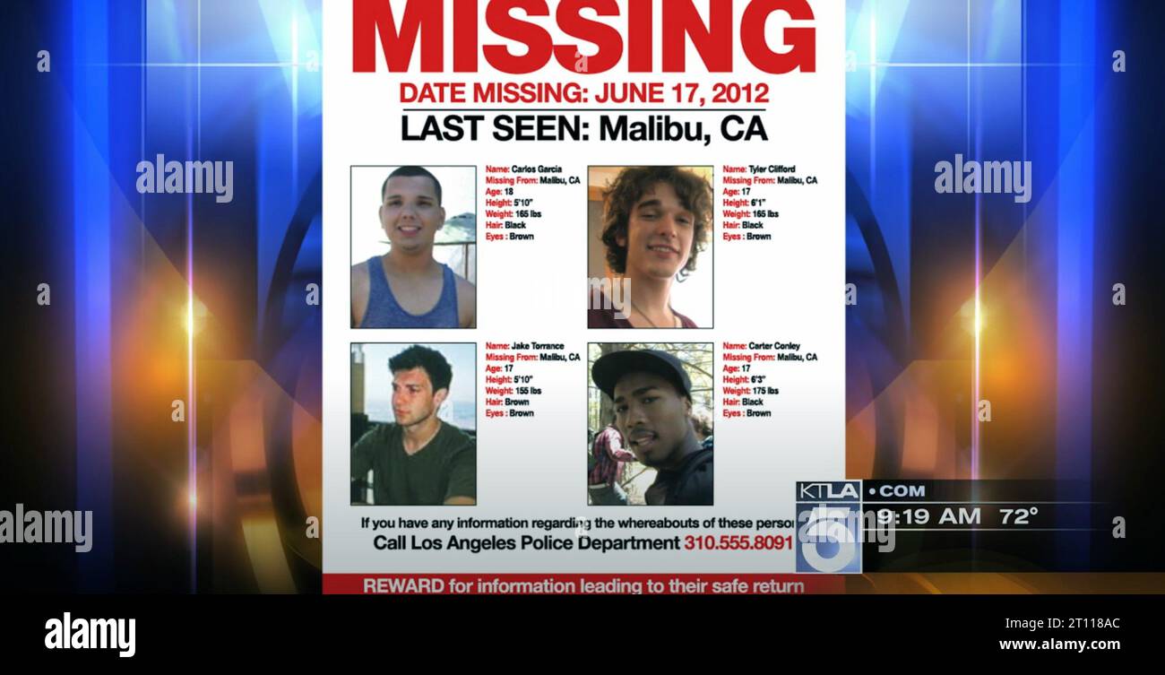 MALIBU HORROR STORY, top from left: Hector Gomez Jr., Jacob Hughes ...