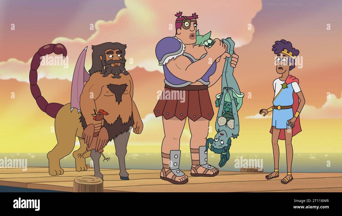 KRAPOPOLIS, from left: Schlub (voice: Matt Berry); Stupendous (voice ...