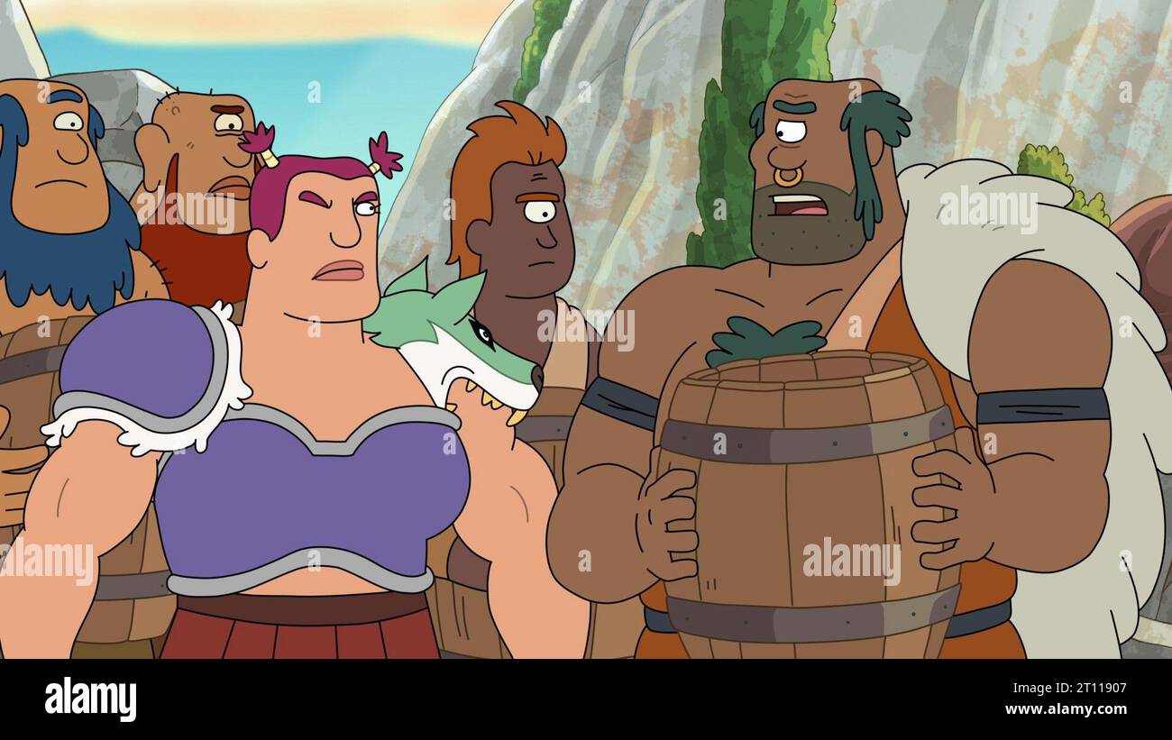 KRAPOPOLIS, left: Stupendous (voice: Pam Murphy), 'Prometheus', (Season ...