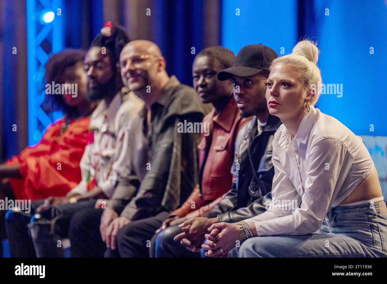 PROJECT RUNWAY, from left: contestants Korto Momolu, Prajje Oscar Jean ...