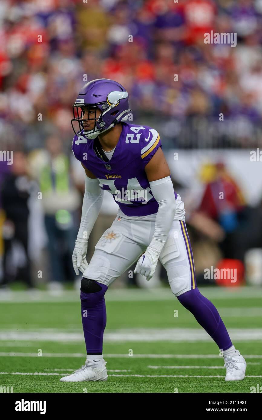Minnesota Vikings safety Camryn Bynum (24) in action against the Kansas ...