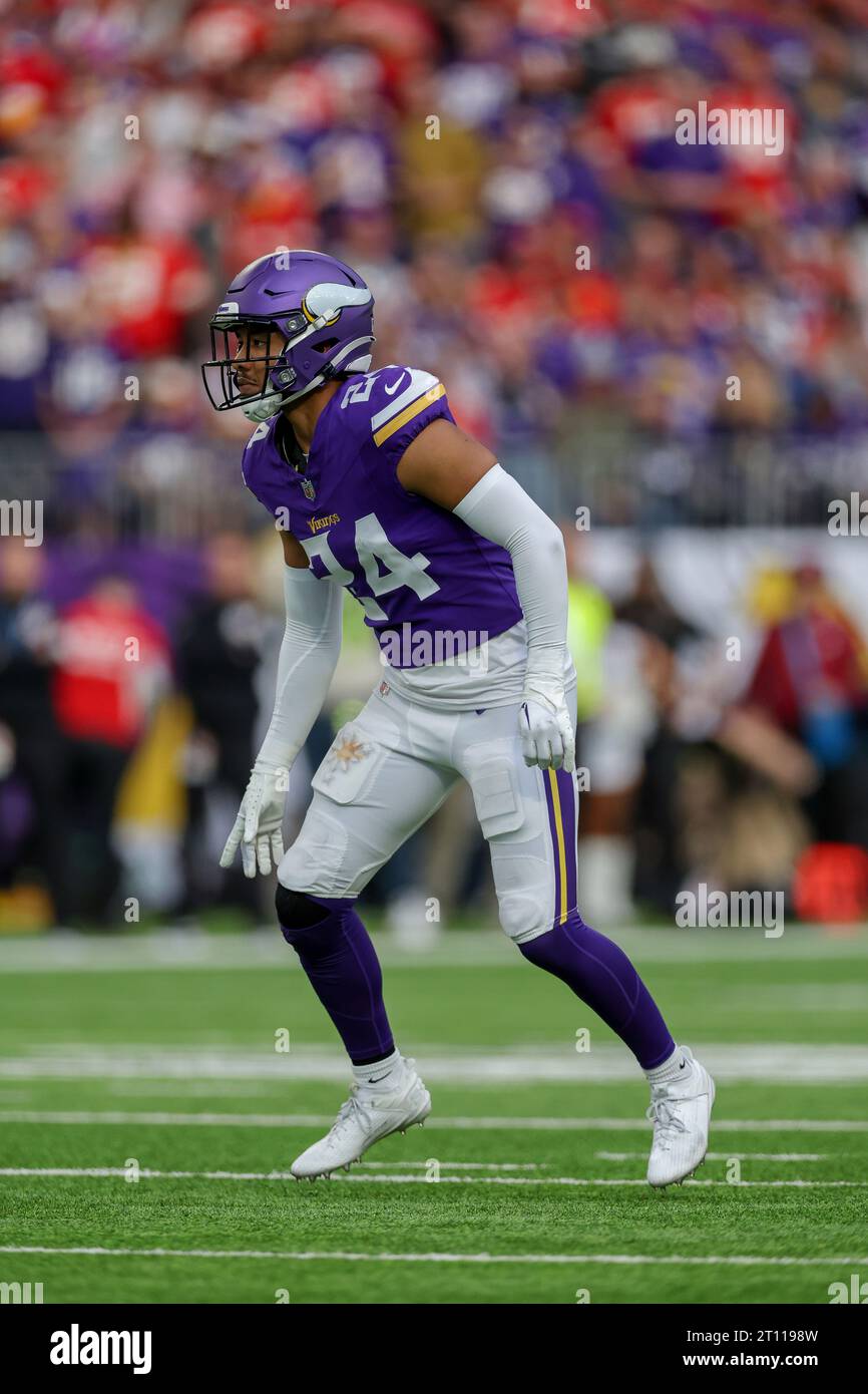 Minnesota Vikings safety Camryn Bynum (24) in action against the Kansas ...