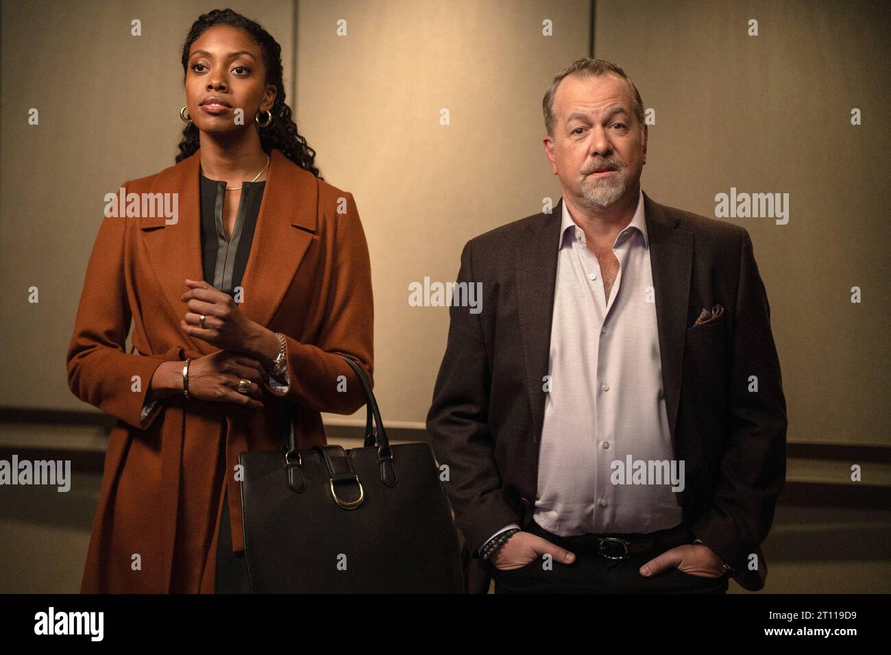 BILLIONS, from left: Dola Rashad, David Costabile, The Man in the Olive ...
