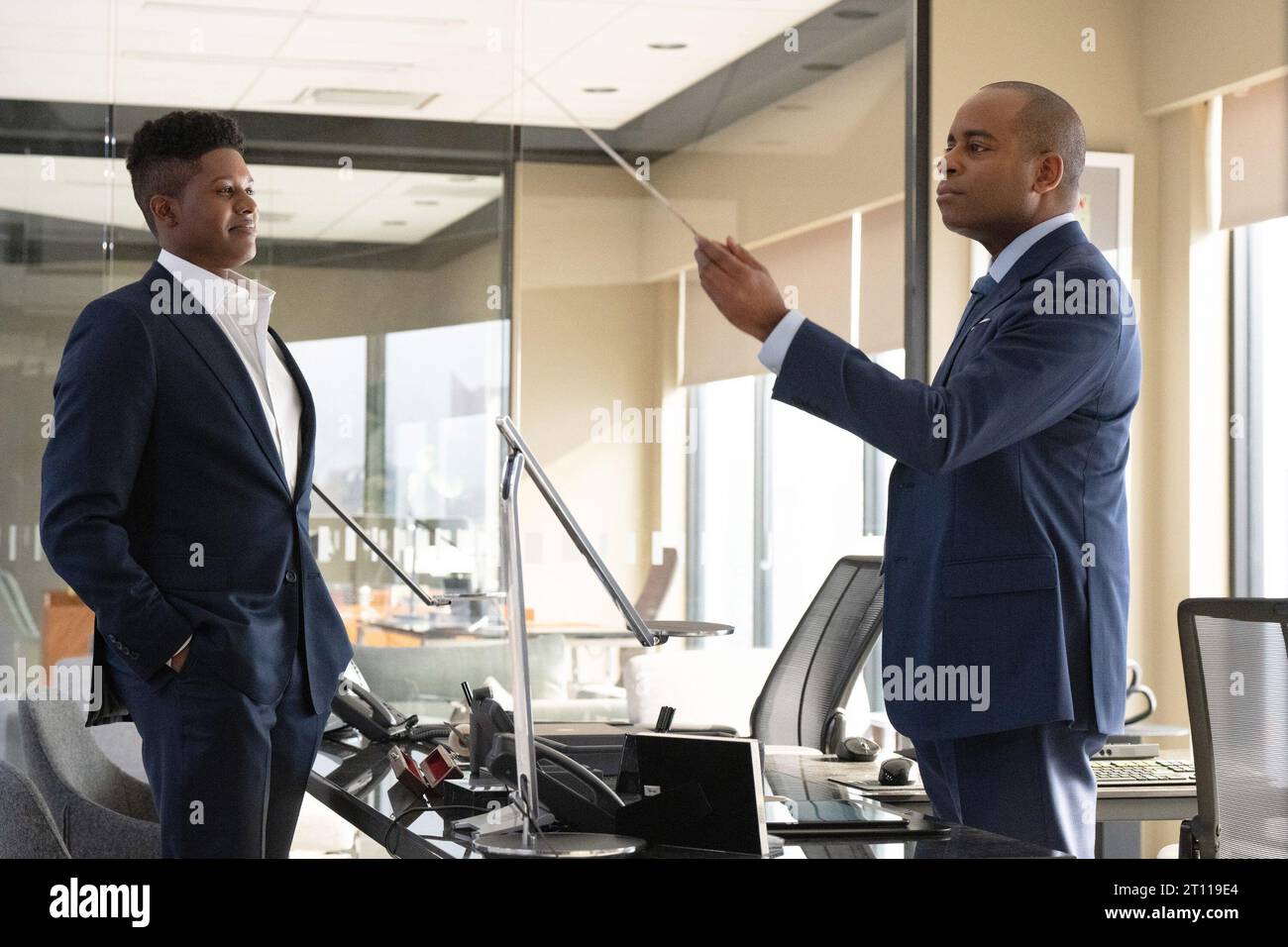 BILLIONS, from left: Toney Goins, Daniel Breaker, Hurricane Rosie ...