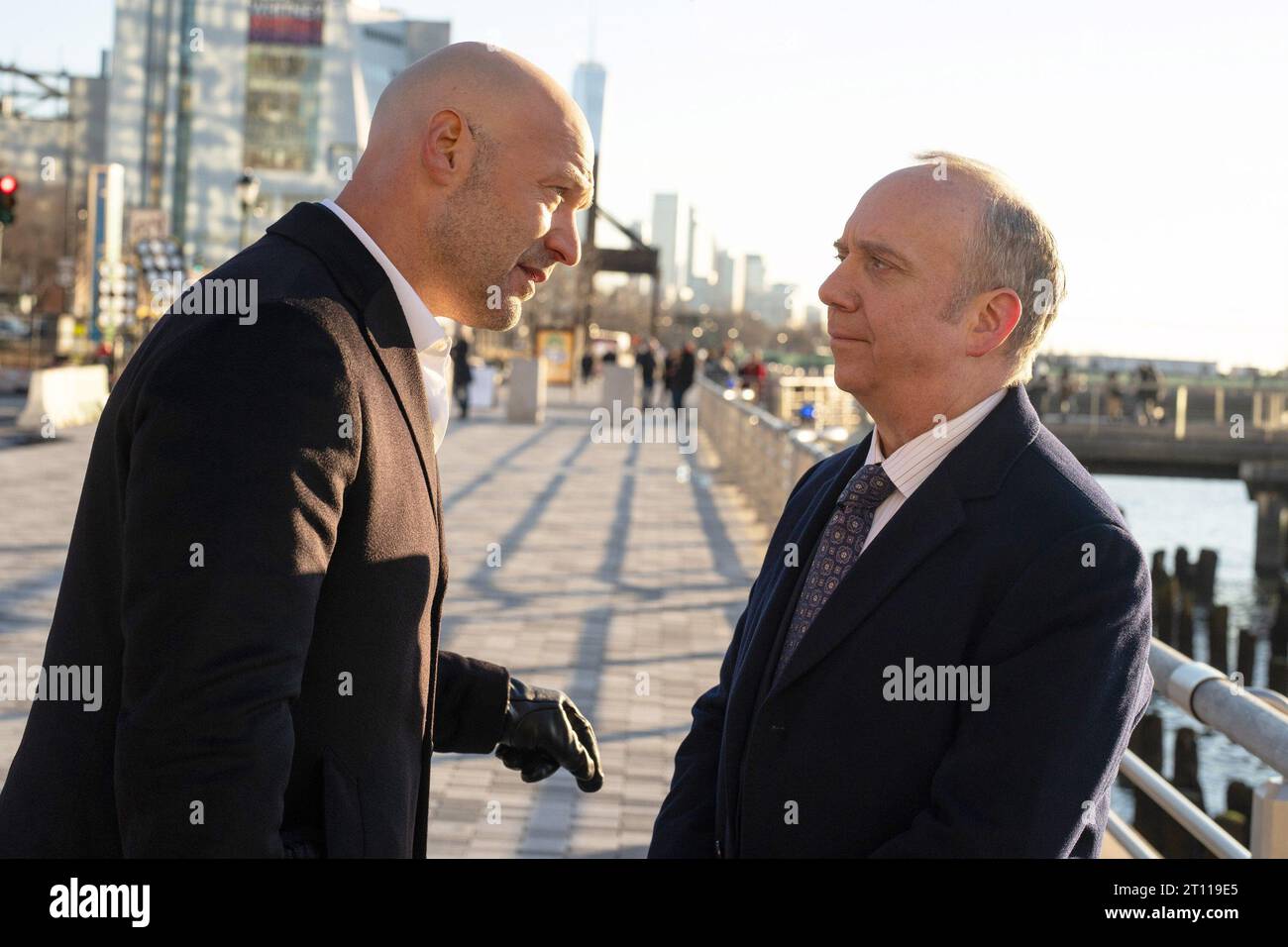 BILLIONS, from left: Corey Stoll, Paul Giamatti, Hurricane Rosie ...