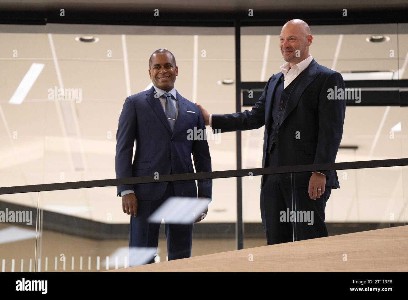 BILLIONS, from left: Daniel Breaker, Corey Stoll, Hurricane Rosie ...