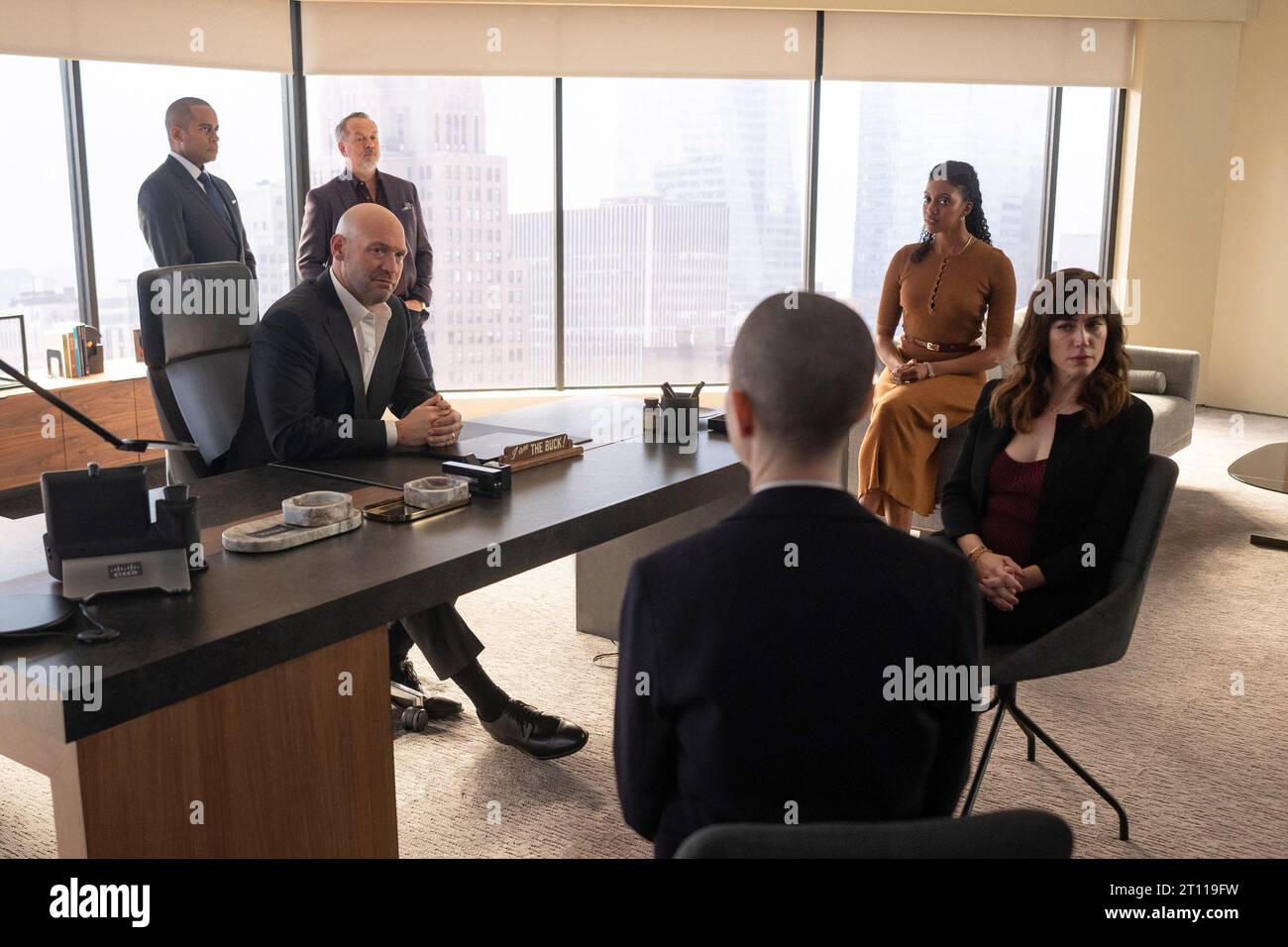 BILLIONS, from left: Daniel Breaker, Corey Stoll, David Costabile, Dola ...
