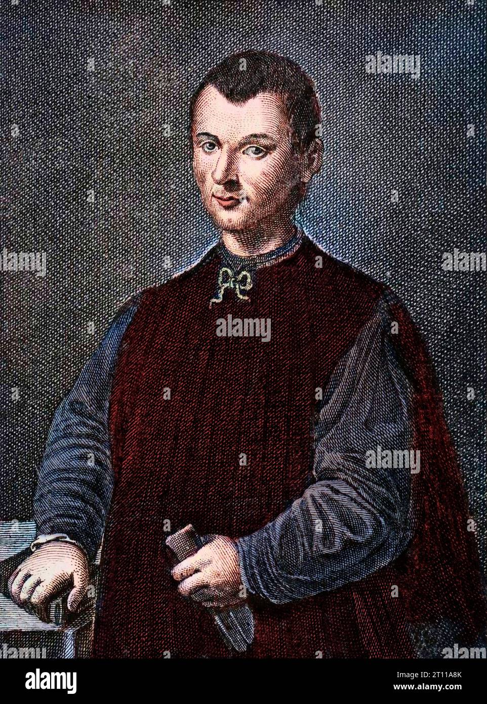 Portrait of Niccolò Machiavelli Stock Photo - Alamy