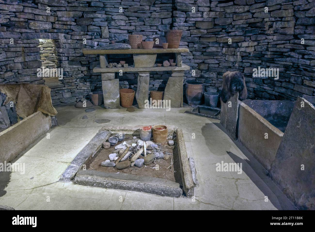 Skara Brae is a Neolithic settlement in Orkney, Scotland. It is one of ...