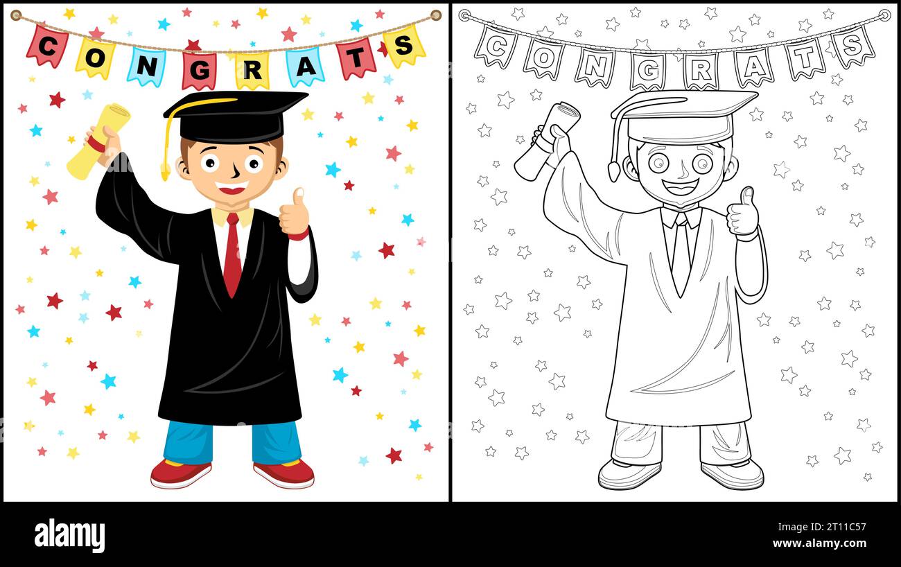 Graduation cap collection Stock Vector Images - Alamy