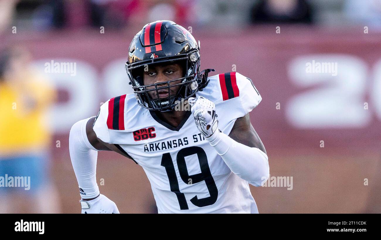 Arkansas State defensive back James Reed III (19) during an NCAA ...