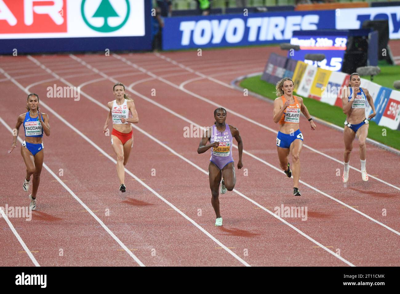 Dina Asher-Smith (Great Britain), Lieke Klaver (Netherlands), Dalia ...