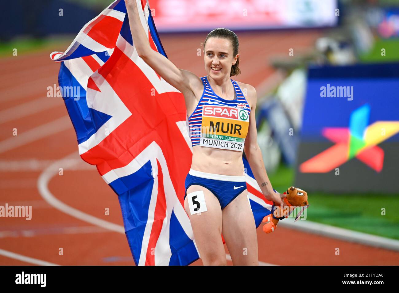 Laura Muir (Great Britain). Gold Medal, 1500m. European Championships ...